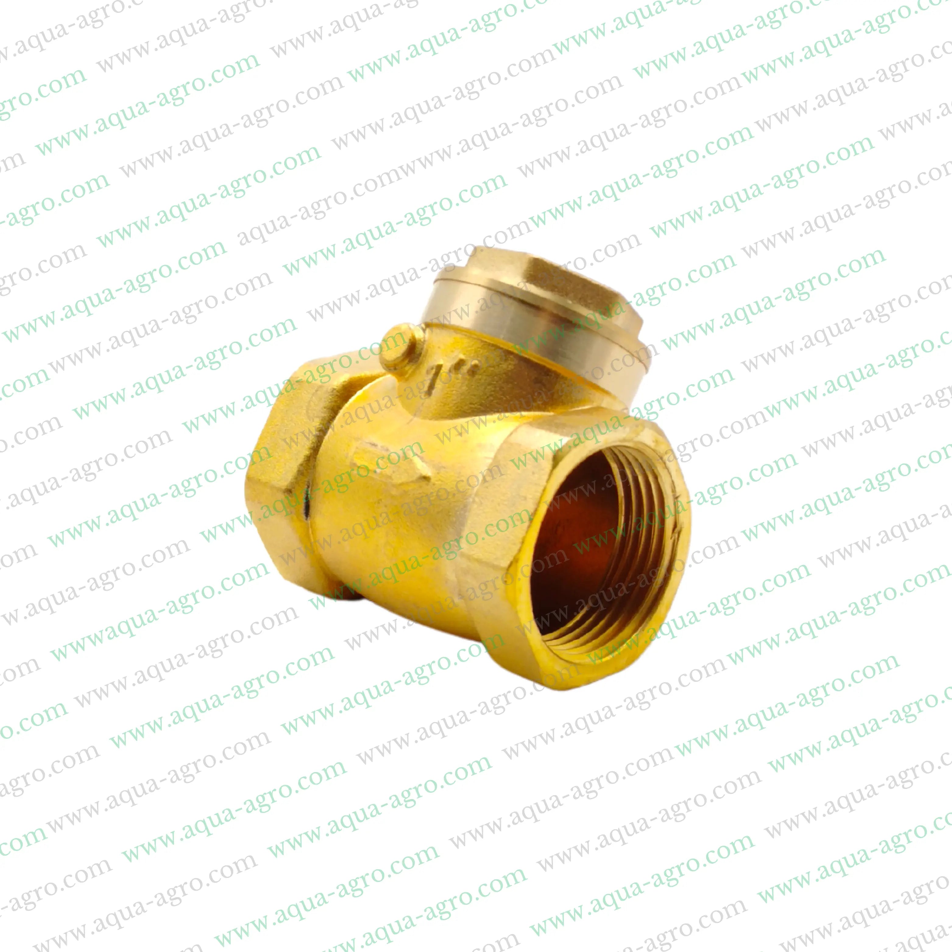 AQUA - AGRO - Non - Return Valve (NRV) - Metal - Brass - 1 inch (25mm)