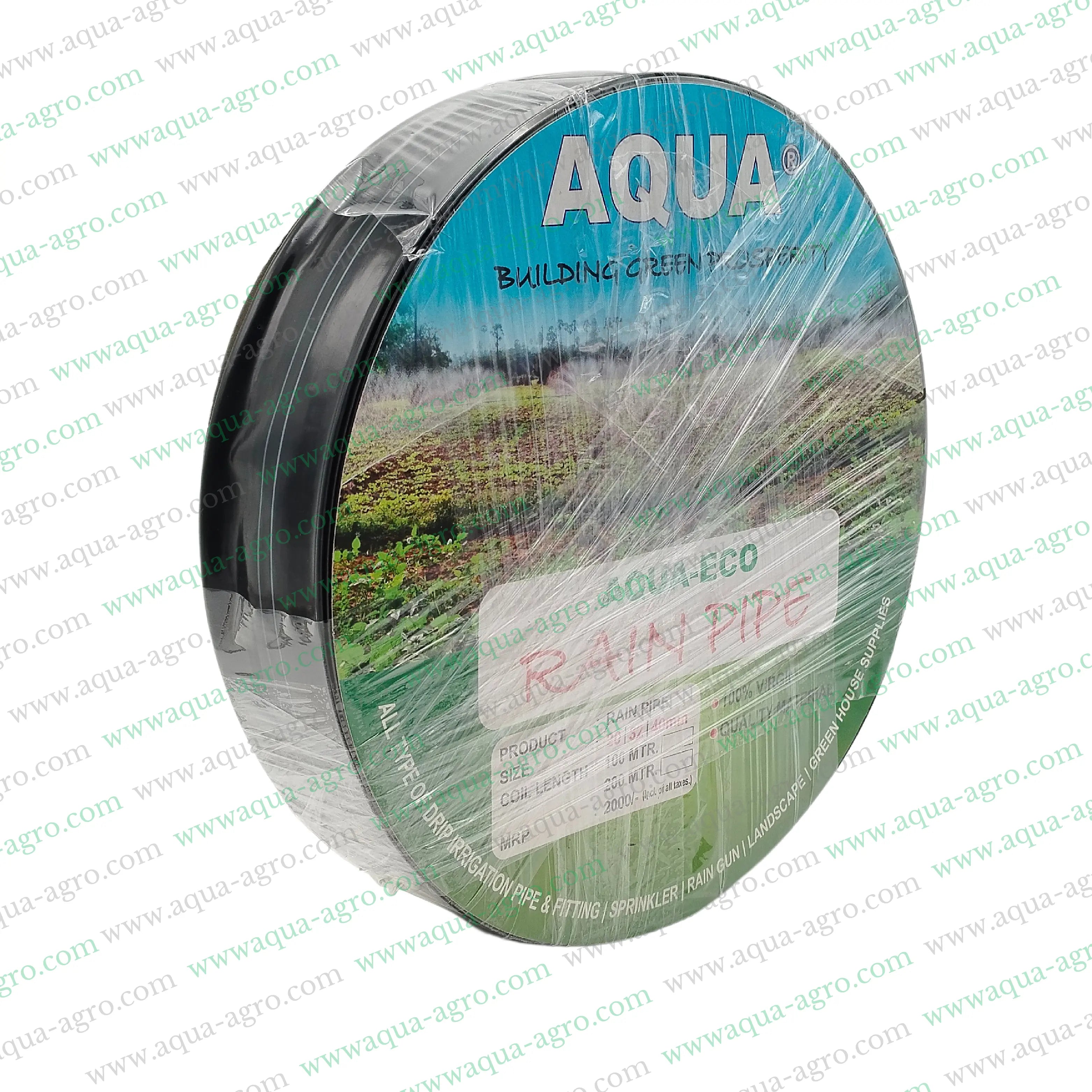 AQUA - AGRO - Rain Pipe - Ldpe - Lite - 40 mm - Laser Punched Holes