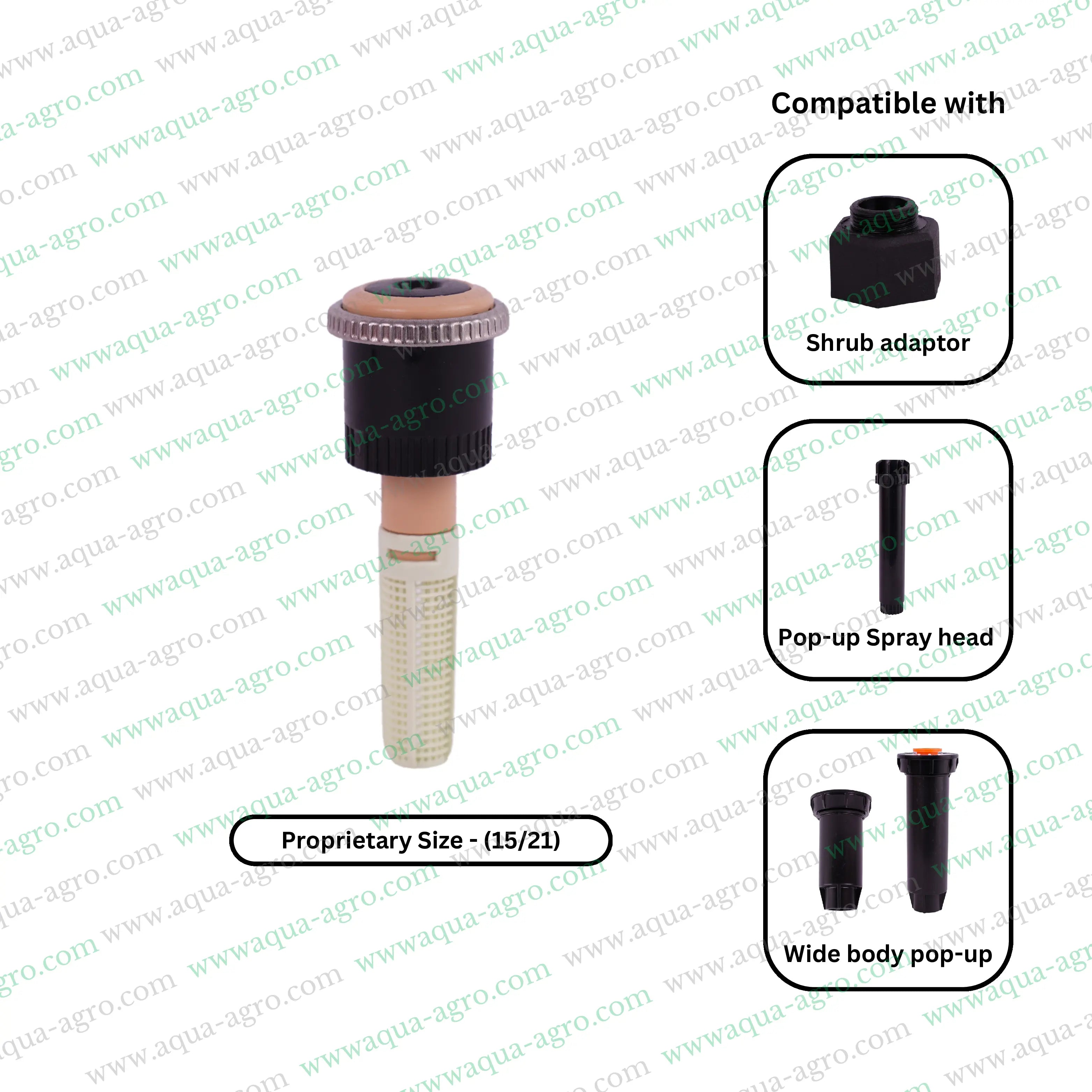 HUNTER | Pop-up Sprinkler - Nozzle - Rotary Spray - MPR-3500-90-210